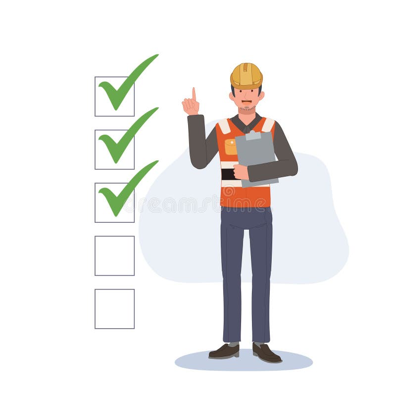 Contractor Checklist Stock Illustrations – 399 Contractor Checklist ...