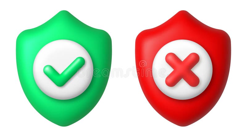 Red Cancel Cross Mark Icon on Round White Button. 3d Realistic Design ...