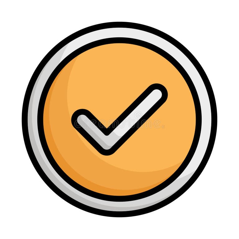 Check Mark, Documents Verified Vector Icon Which Can Easily Modify ...