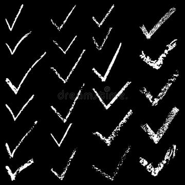 Chalk Check Mark Stock Illustrations – 3,299 Chalk Check Mark Stock ...