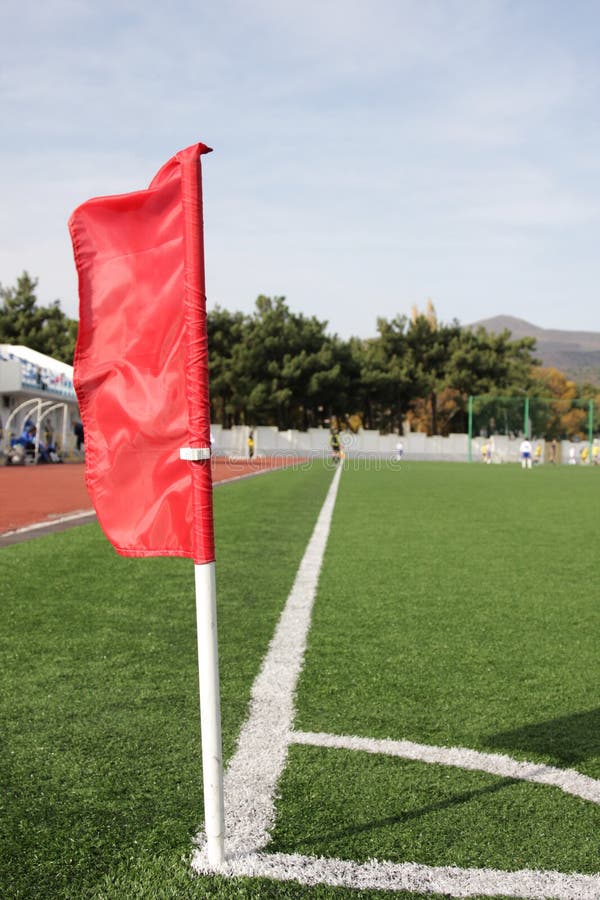 A Check Mark on the Football Field Stock Image - Image of turf, sign ...