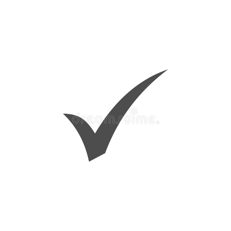 Check Mark Icon Vector Design Symbol Illustrations Stock Vector ...
