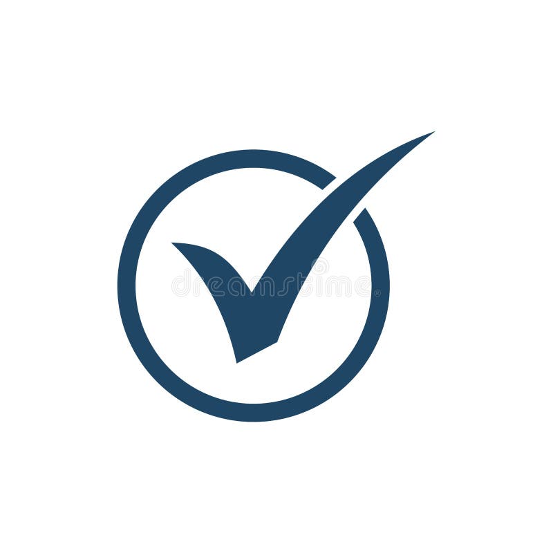 Check Mark Icon Vector Design Symbol Illustrations Stock Vector ...