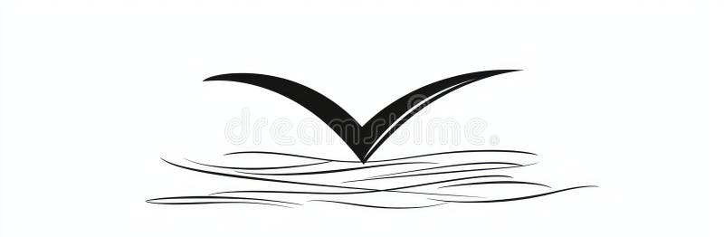 Check Mark Icon with Continuous Line Drawing. Single Line Confirmation ...