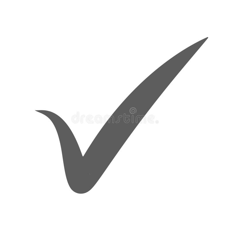 Check Mark Icon. Flat Design Style. Vector EPS10. Stock Vector ...