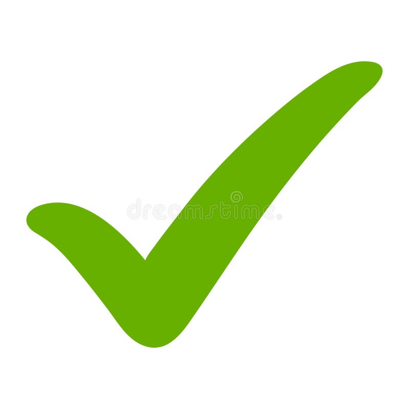 Check Mark Icon. Flat Illustration Element Stock Illustration ...