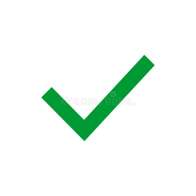 Check Mark Icon Flat Vector Template Design Trendy Stock Vector ...