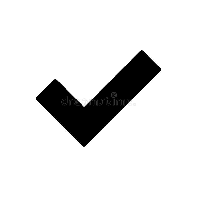 Check Mark Icon Flat Vector Template Design Trendy Stock Vector ...