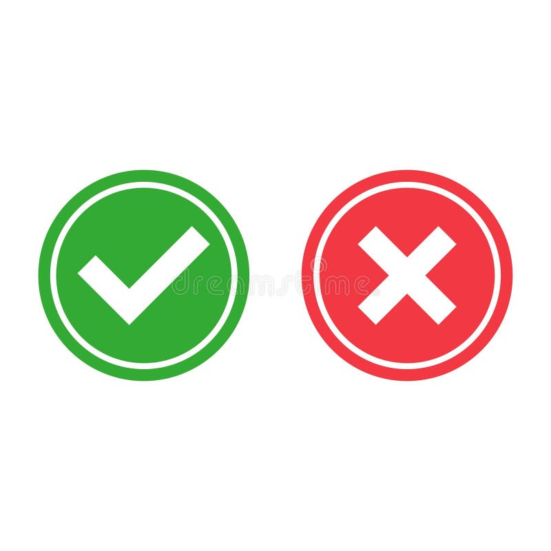 Check Mark Icon Isolated on White Background Stock Illustration ...