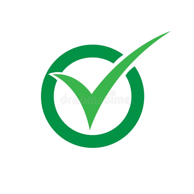 Check Mark Icon. Read Mail Sign. Isolated Vector Illustration Stock ...