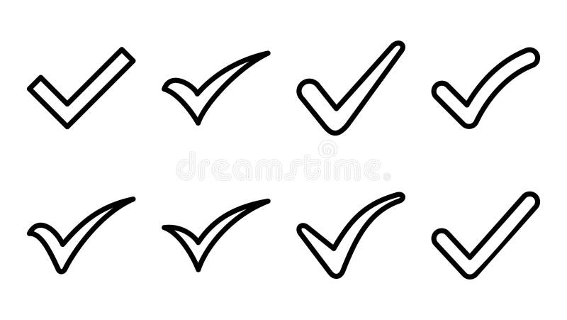 Check Mark Icon . Check Mark Sign. Tick Mark Symbol Vector Stock Vector ...