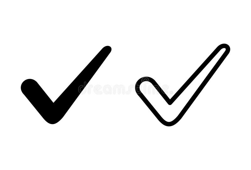 Check Mark Icon . Check Mark Sign. Tick Mark Symbol Vector Stock Vector ...