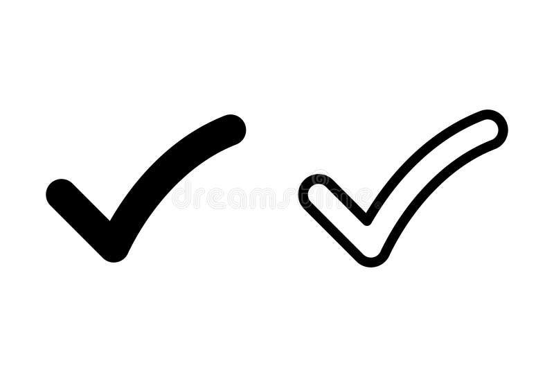 Check Mark Icon . Check Mark Sign. Tick Mark Symbol Vector Stock Vector ...