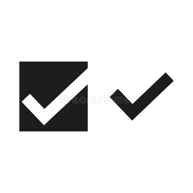 Check Mark Icon Set. Check Mark Sign. Vector Illustration. EPS 10 Stock ...