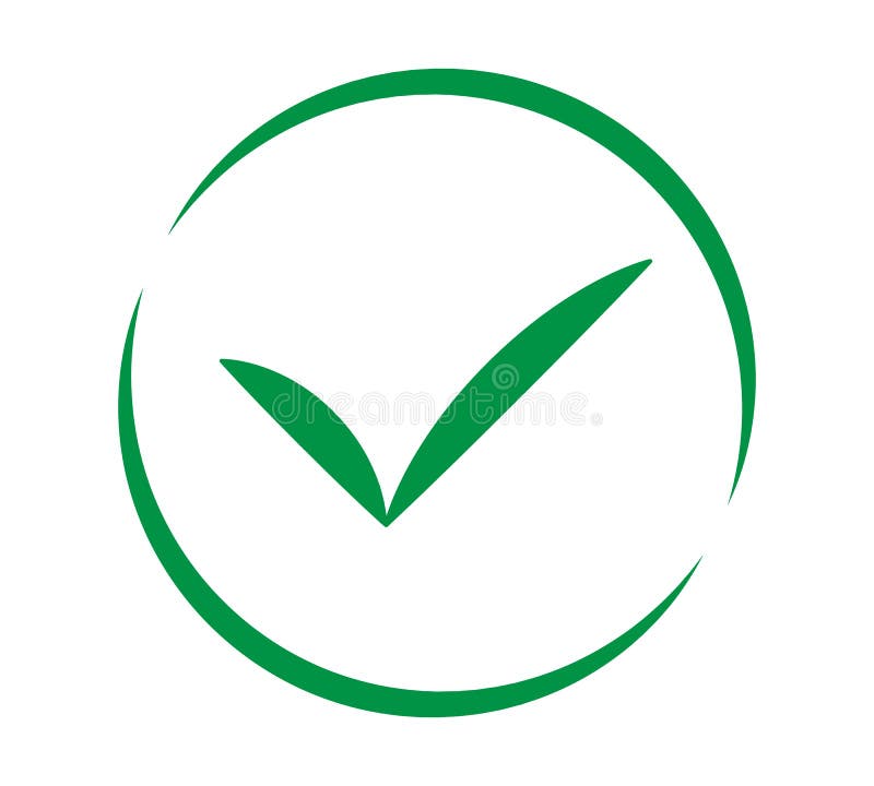 Check Mark Icon Sign Vector Illustration. Icon of Check Box Stock ...