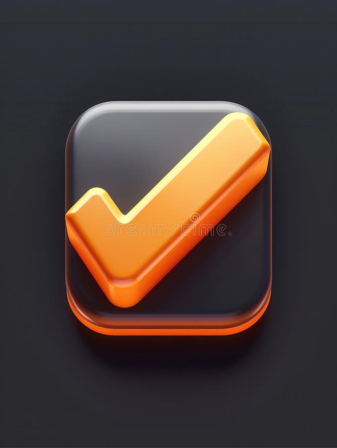 Check Mark Icon stock illustration. Illustration of checkmark - 374085952