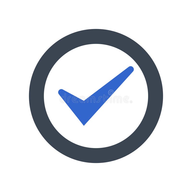 Check mark icon stock vector. Illustration of simple - 174827081