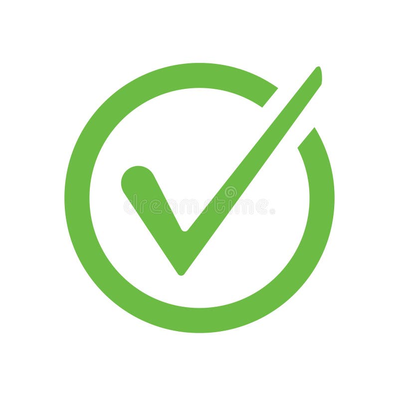 Check Mark Icon Symbols Vector. Symbol for Website Computer and Mobile ...