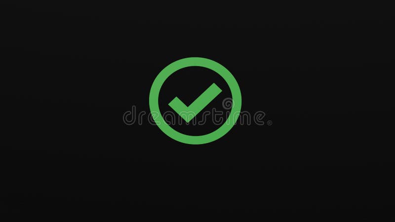 Check Mark Icon. Tick Mark Icon, Correct or Right Choice Icon Animation ...