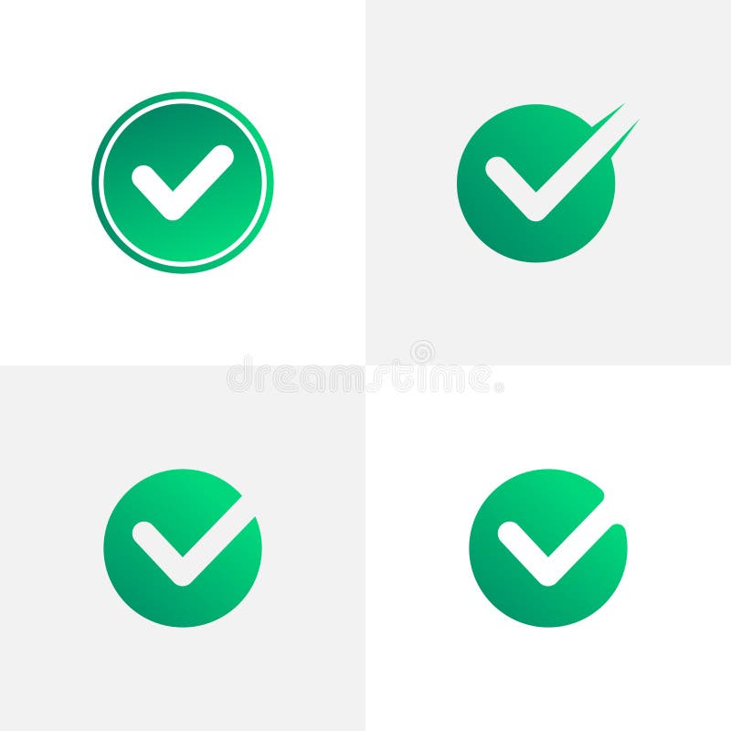 Check Mark Icon. Tick Symbol. Positive Check Mark Logo Flat Icon. Check ...
