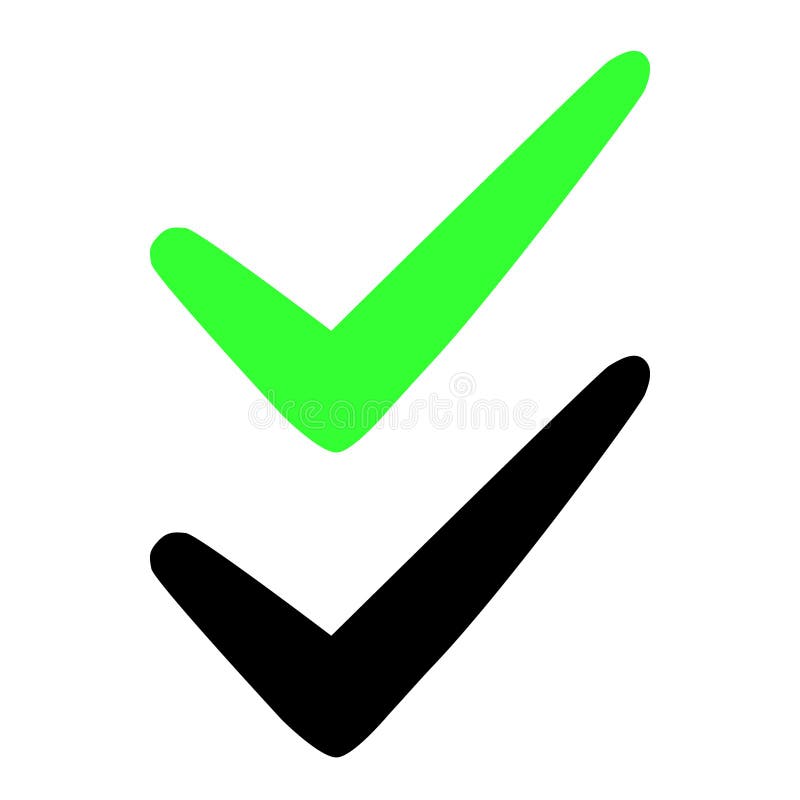 Check Mark Vector Icon. Tick Symbol, Tick Icon Vector Illustration ...