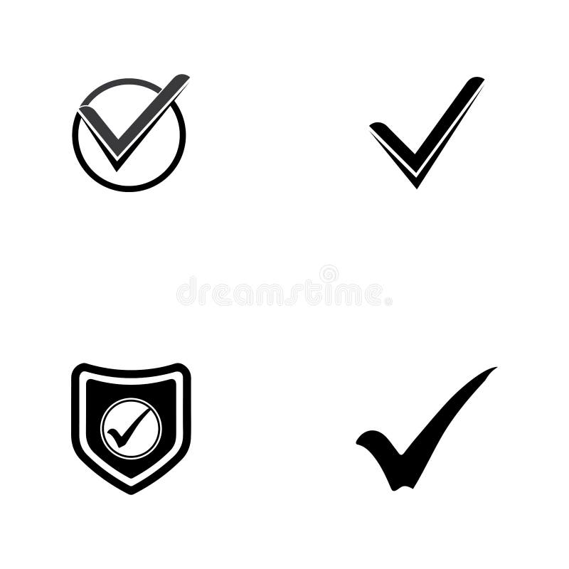 Check Mark Icon. Tick Symbol Vector Illustration Stock Vector ...