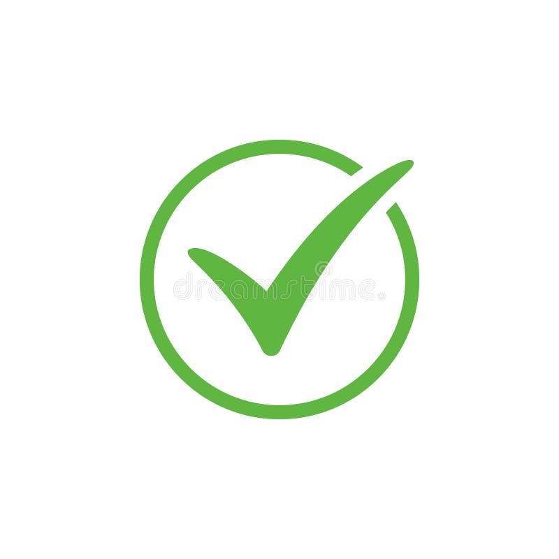 Check Mark Icon Vector Design Stock Vector - Illustration of mark ...