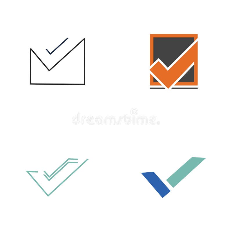 Check mark stock vector. Illustration of sign, attainment - 194584811