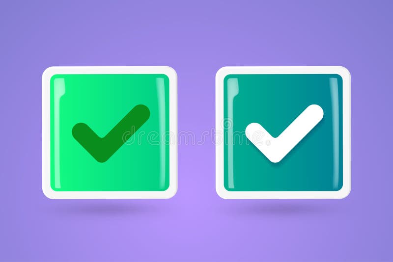 Check Mark Icon Vector Illustration Logo Template for Many Purpose ...