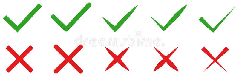 Mark Disapprove Stock Illustrations – 706 Mark Disapprove Stock ...