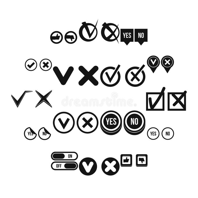 Red No Check Mark Validation Stock Illustrations – 237 Red No Check ...