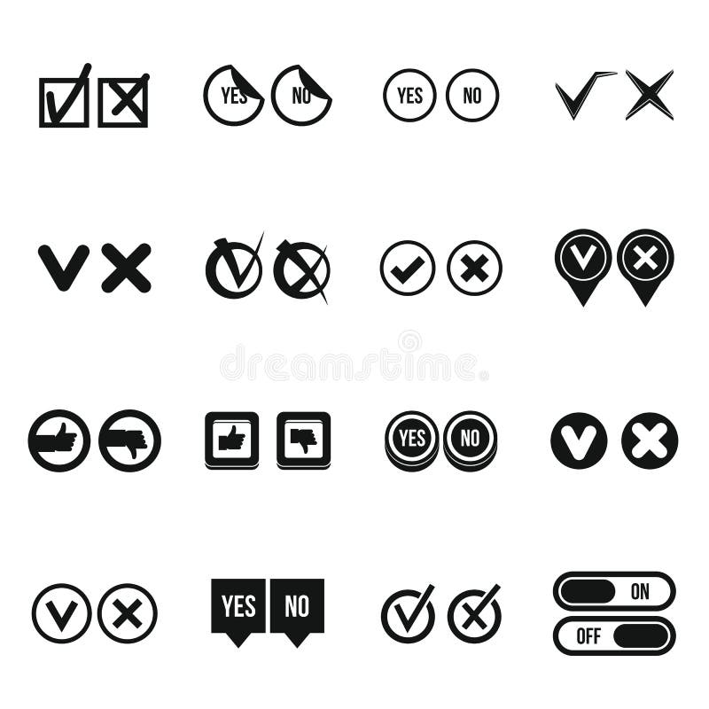 Red No Check Mark Validation Stock Illustrations – 237 Red No Check ...