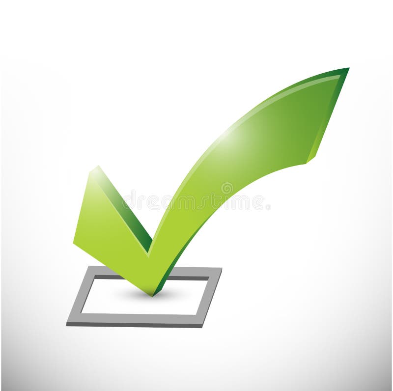 Check mark stock vector. Illustration of autarchic, check - 11435734