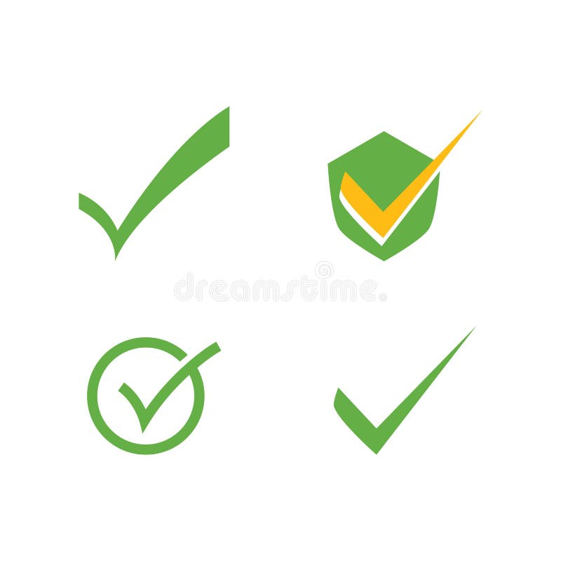 Check mark illustration stock vector. Illustration of approval - 183808434