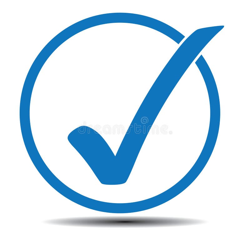 Check mark illustration stock vector. Illustration of checkmark - 100788280