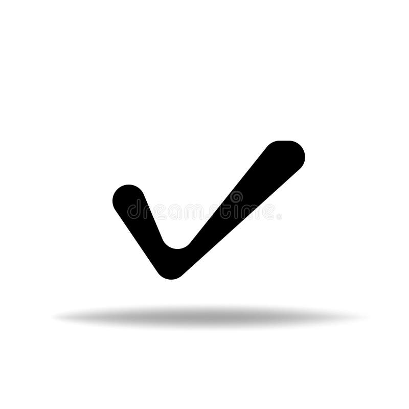 Check Mark Isolated Icon. Checklist Button Icon. Check Mark, Tick ...