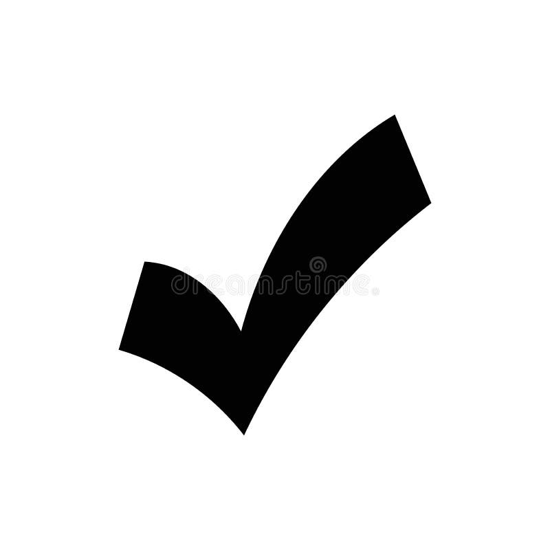 Check Mark Isolated Icon. Checklist Button Icon. Check Mark, Tick ...