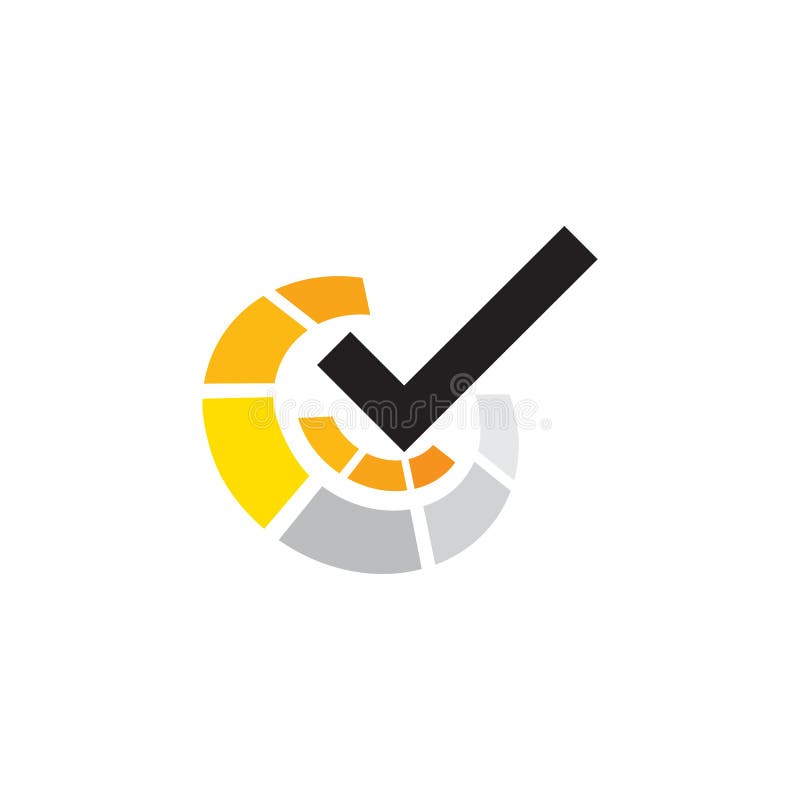 Check Mark Logo Design Vector Template Stock Vector - Illustration of ...