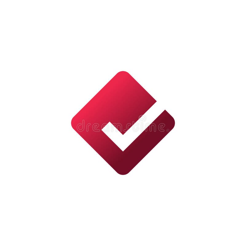 Check Mark Logo Design Vector Template Stock Vector - Illustration of ...