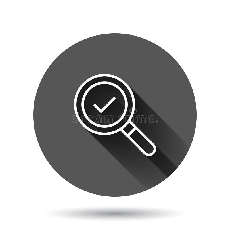 Magnifying Glass Icon Checklist Stock Illustrations – 1,823 Magnifying ...