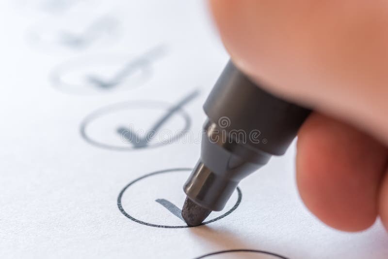 To Do List is Ticked Off after Completion Stock Photo - Image of ticked ...