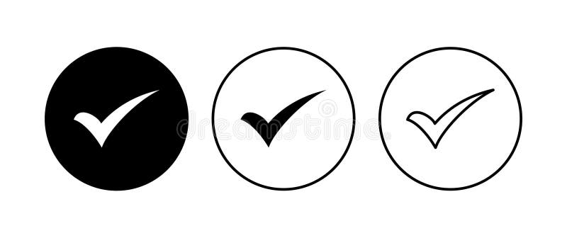 Check Mark . Check Mark Icon. Tick Mark Symbol Vector Stock Vector ...