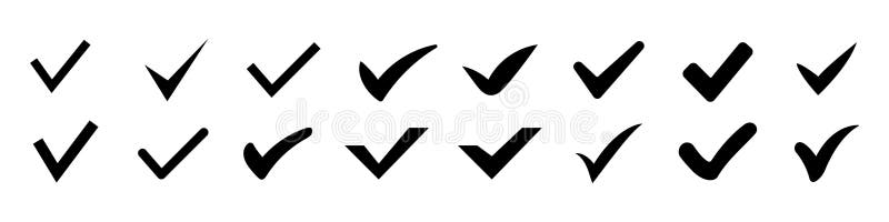 Check Mark Sign. Confirmation Mark. Vector Illustration Stock Vector ...