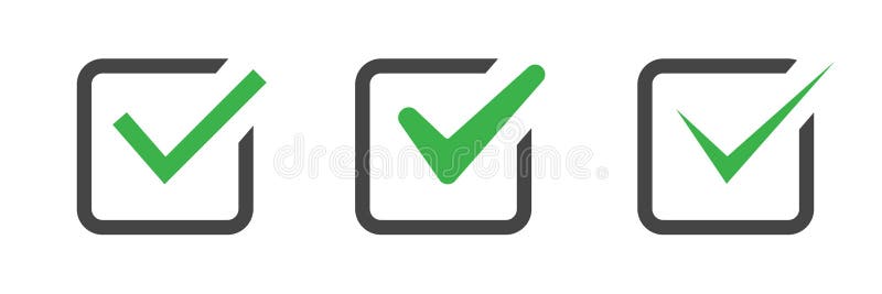Check Mark Sign. Confirmation Mark. Vector Illustration Stock Vector ...