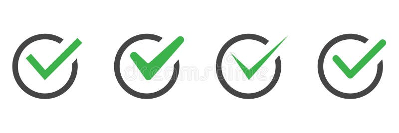 Check Mark Sign. Confirmation Mark. Vector Illustration Stock Vector ...
