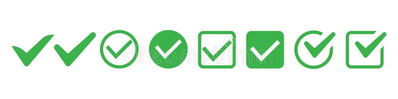 Check Mark Sign. Confirmation Mark. Vector Illustration Stock Vector ...