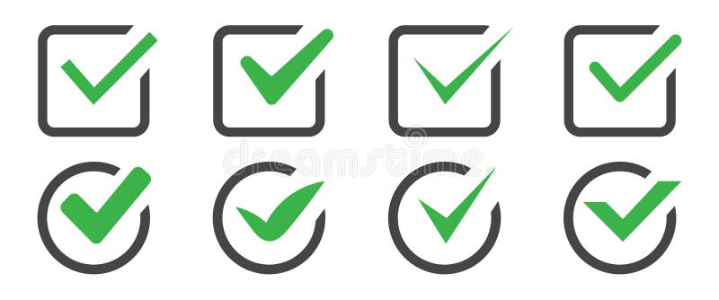 Check Mark Sign. Confirmation Mark. Vector Illustration Stock Vector ...