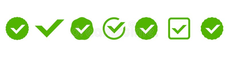 Check Mark Sign. Confirmation Mark. Vector Illustration Stock Vector ...
