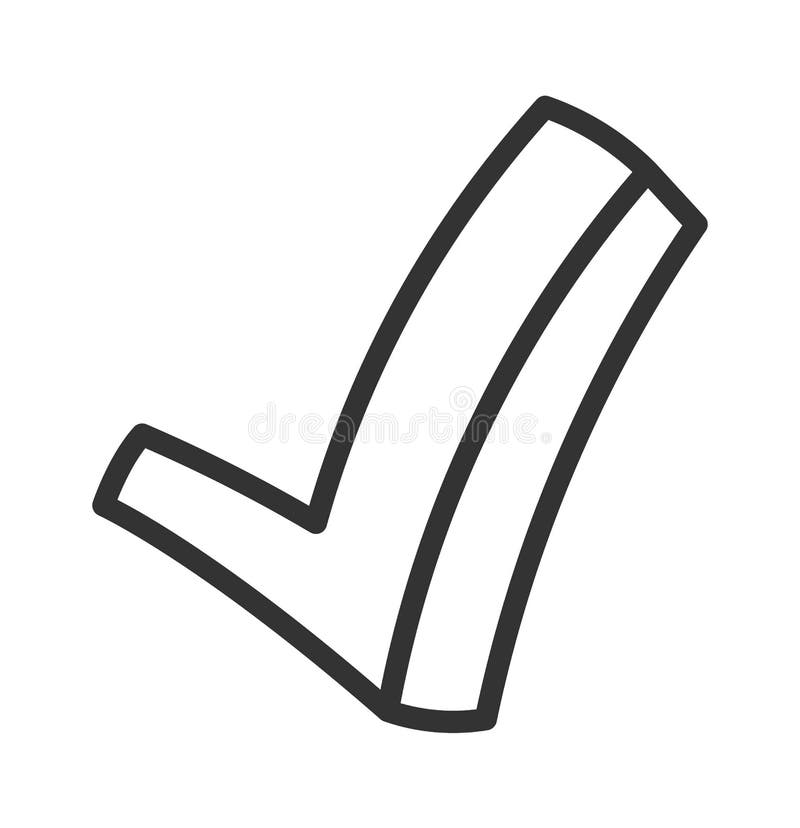 Check Mark 3d Icon stock vector. Illustration of sign - 275952110