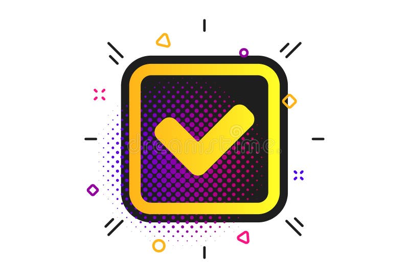 Check Mark Sign Icon. Yes Square Symbol. Vector Stock Vector ...